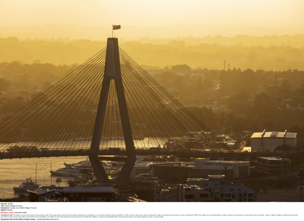 ANZAC Bridge | Pyrmont, Sydney | Aiden Darling Harbour hotel
